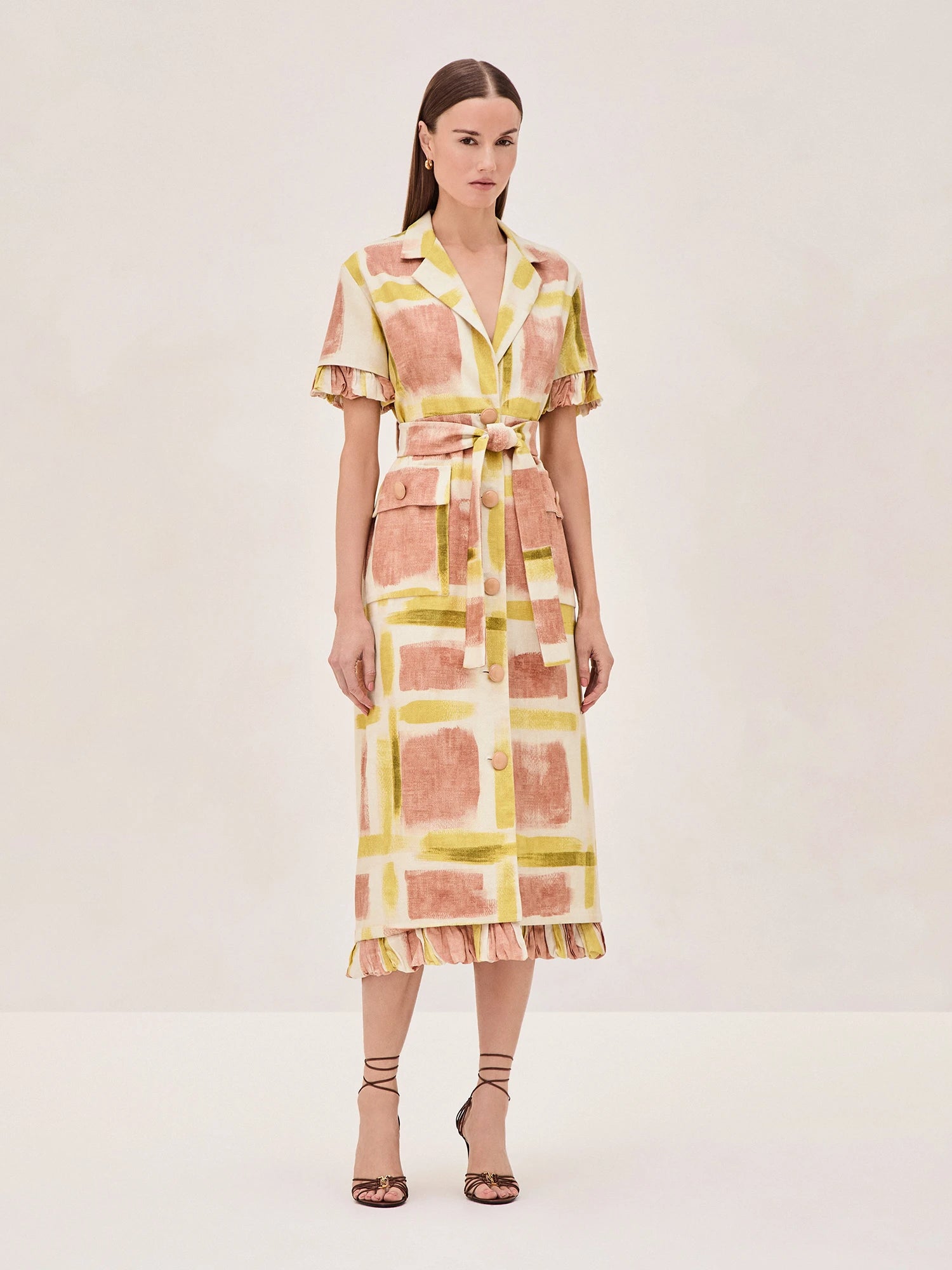 ALEXIS Arbena Printed Midi Dress